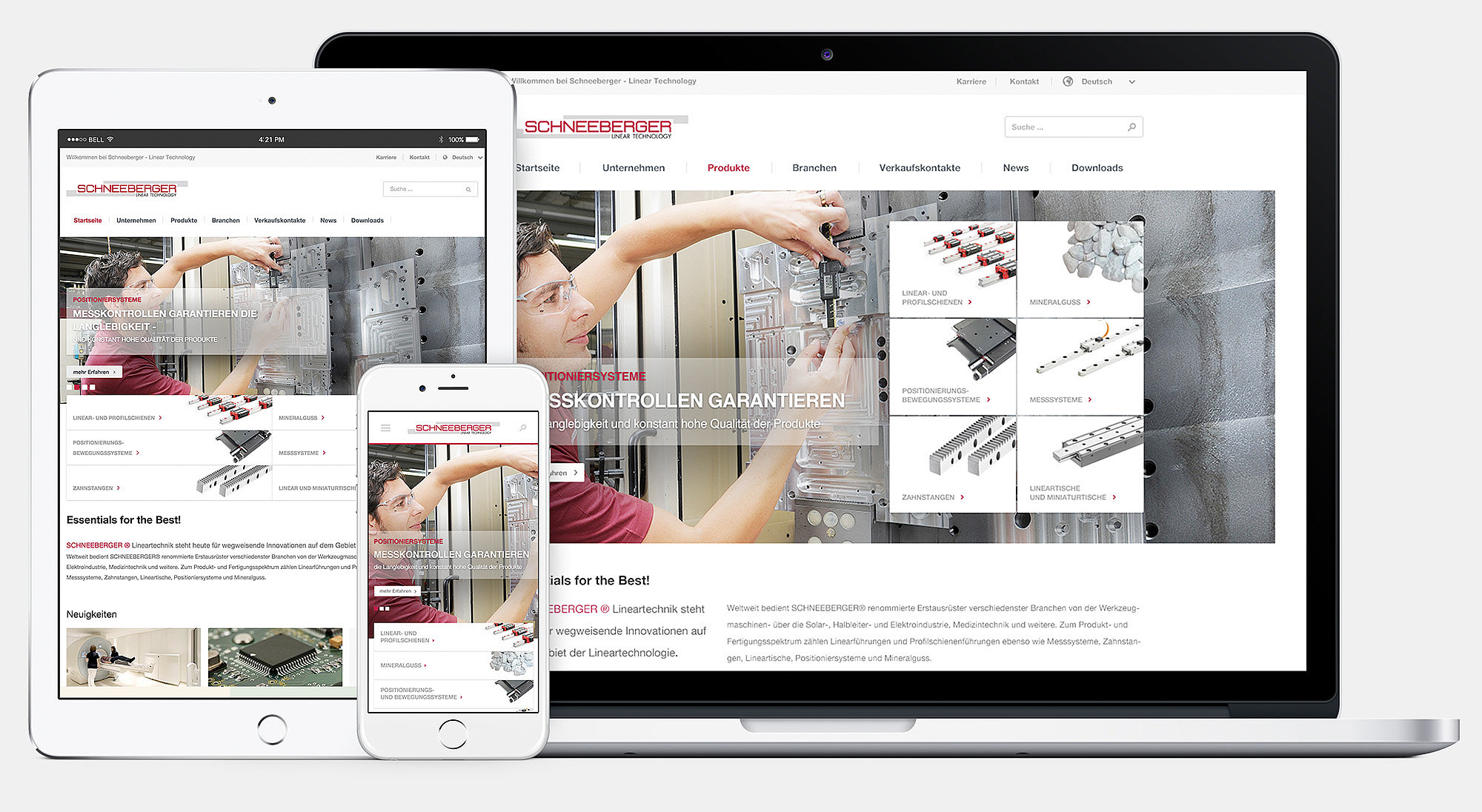 Referenz | SCHNEEBERGER, Lineartechnologie